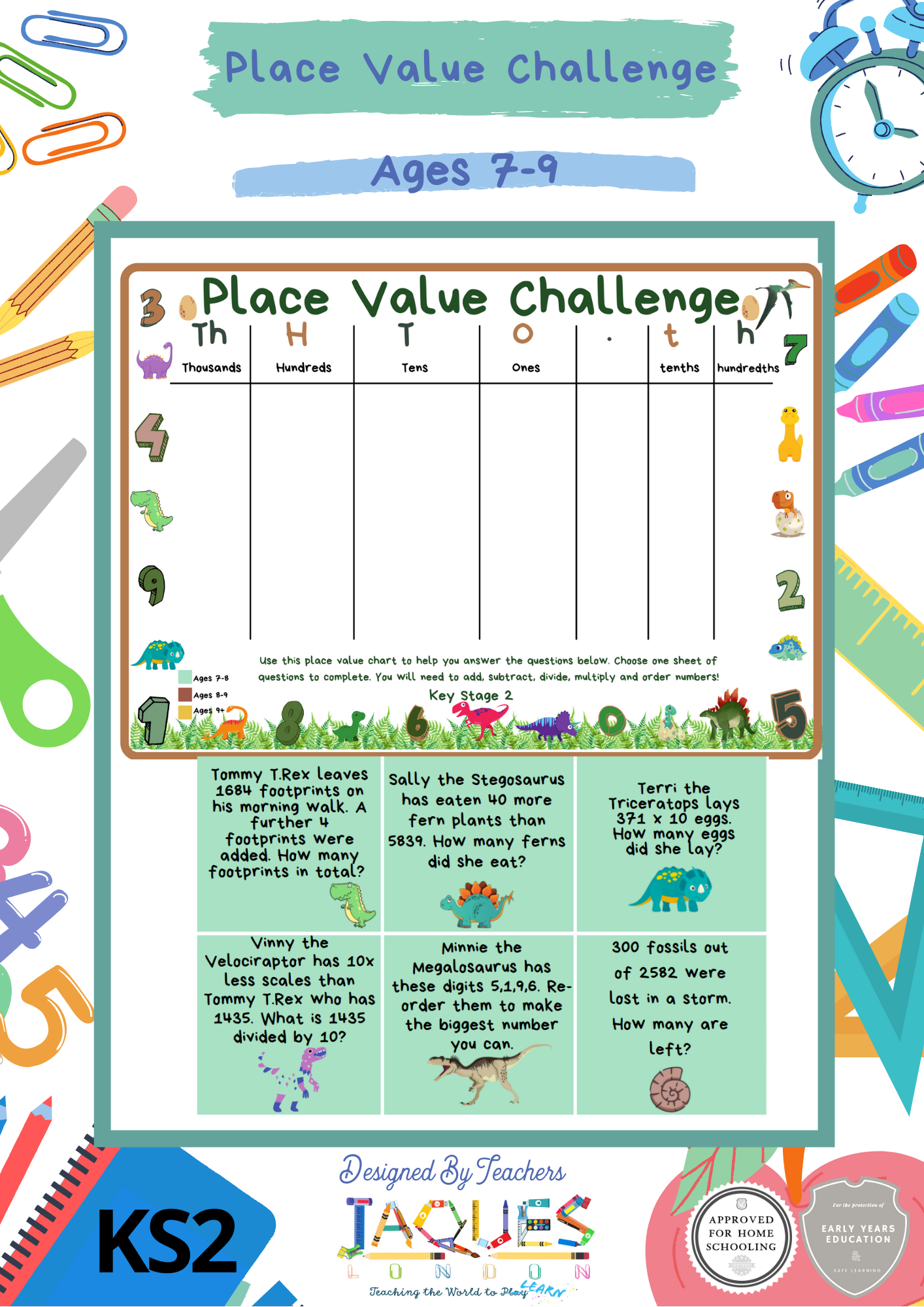 Place Value Activity - Key Stage 2 – Jaques of London
