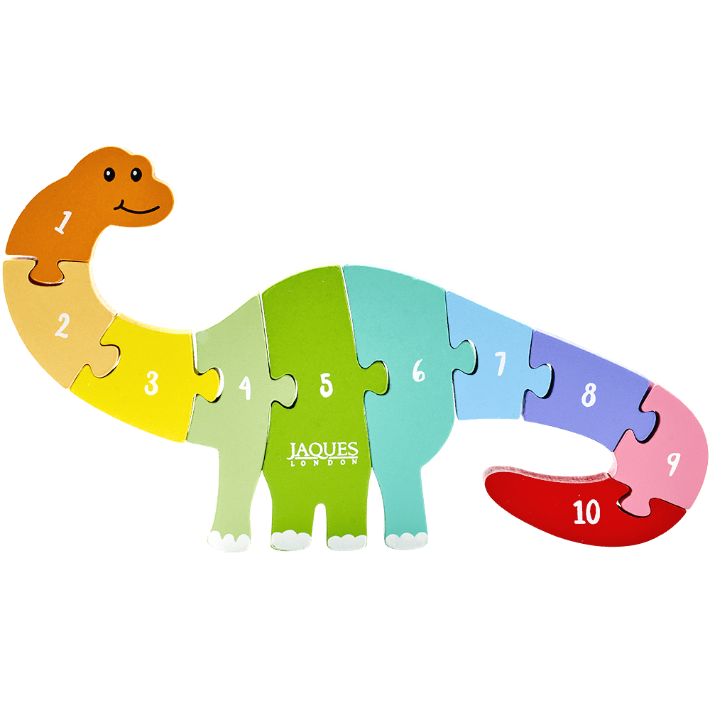 Counting Dinosaur | Number Puzzle – Jaques of London