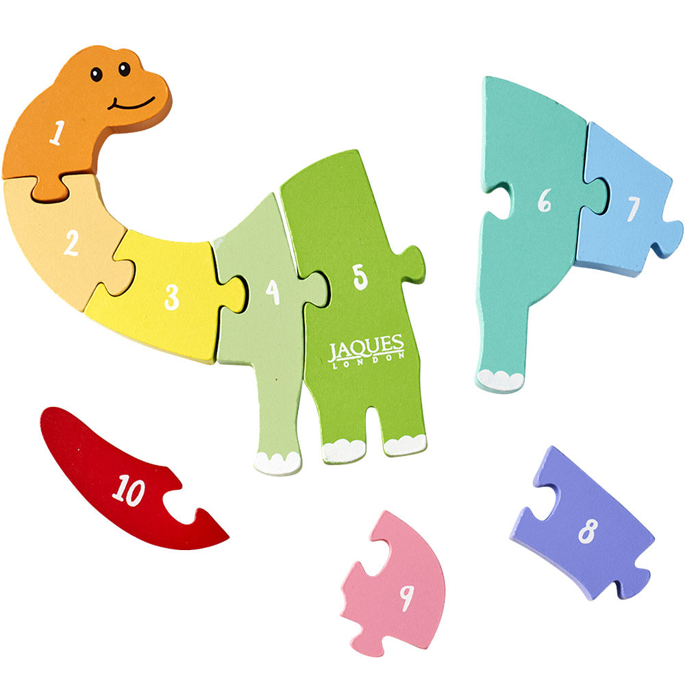 Counting Dinosaur | Number Puzzle – Jaques of London