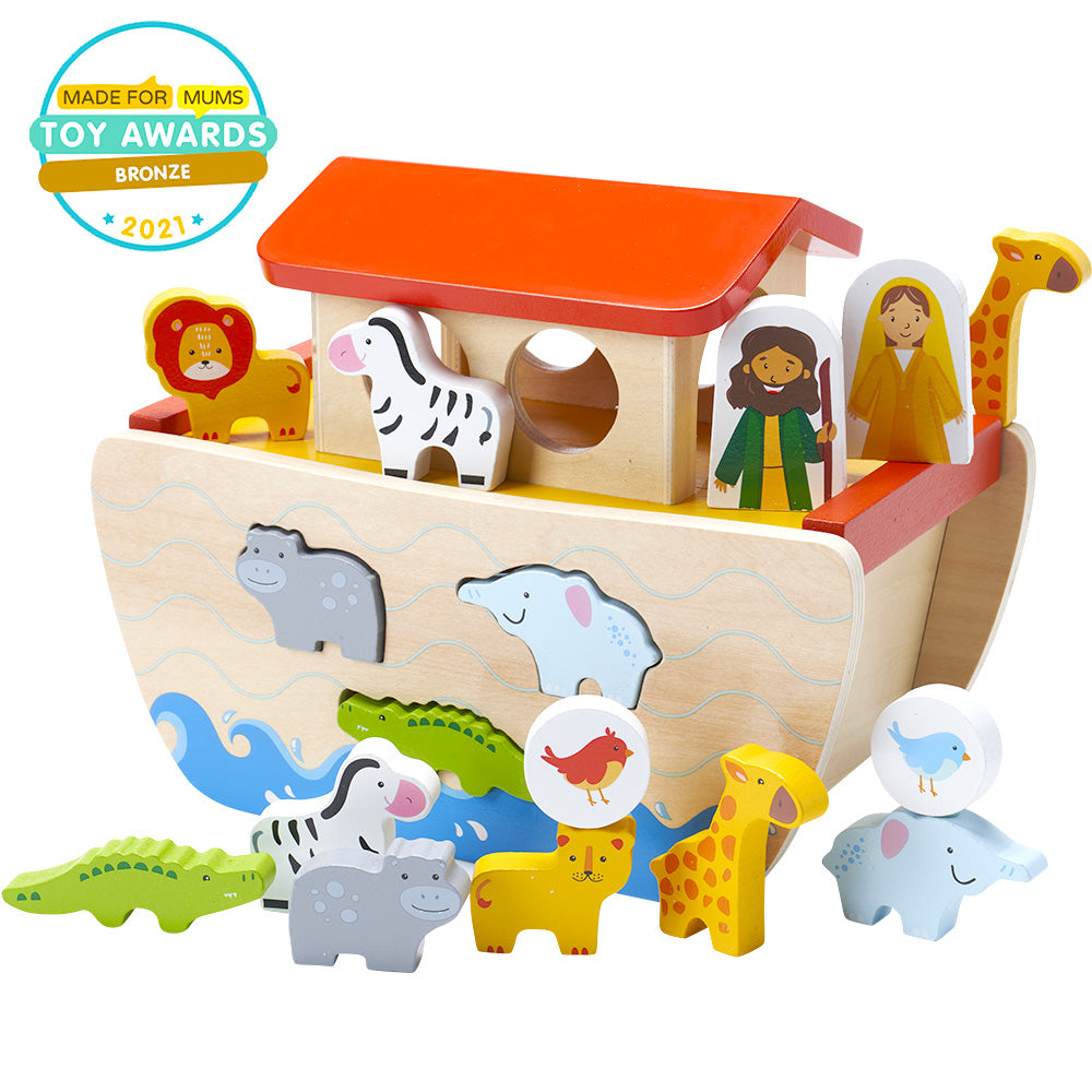 Wooden Noahs Ark - Wooden Animal Toy – Jaques of London
