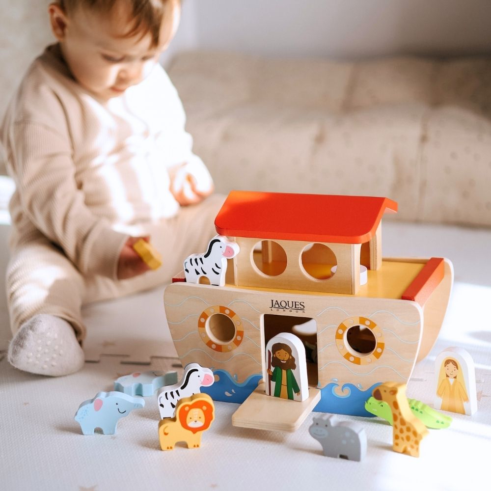 Wooden Noahs Ark - Wooden Animal Toy – Jaques of London