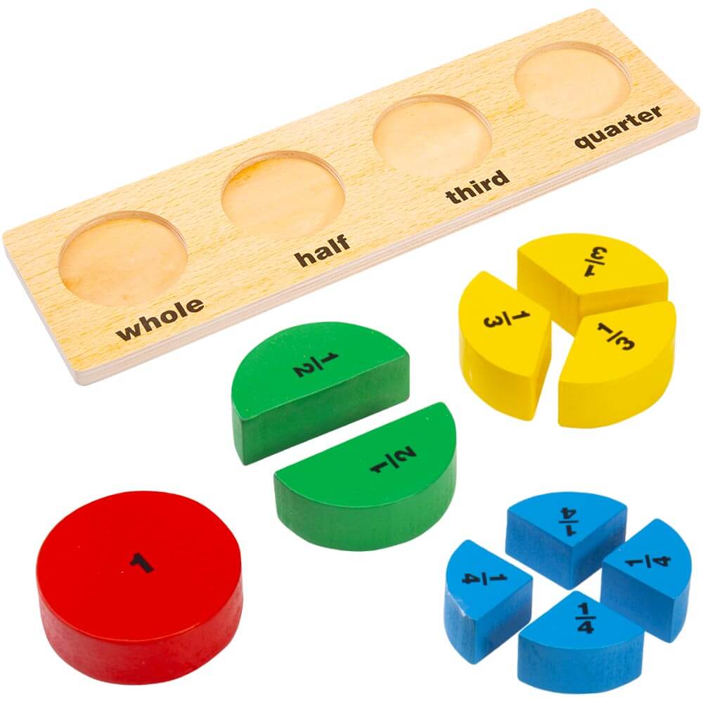 Kids super Fractions Board Early Learning Resources