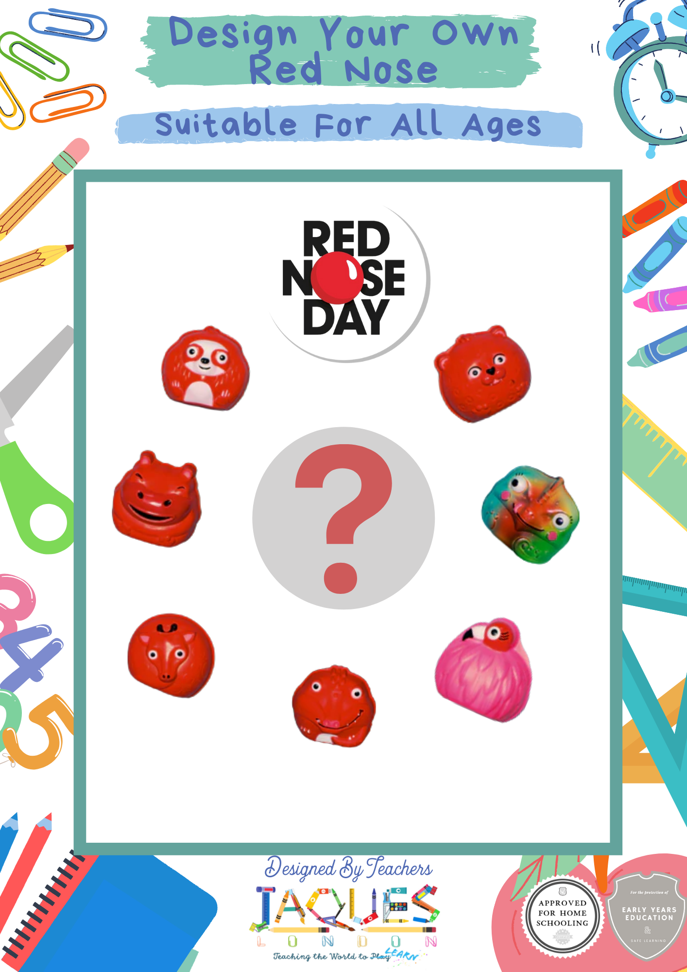 Design Your Own Red Nose – Jaques of London