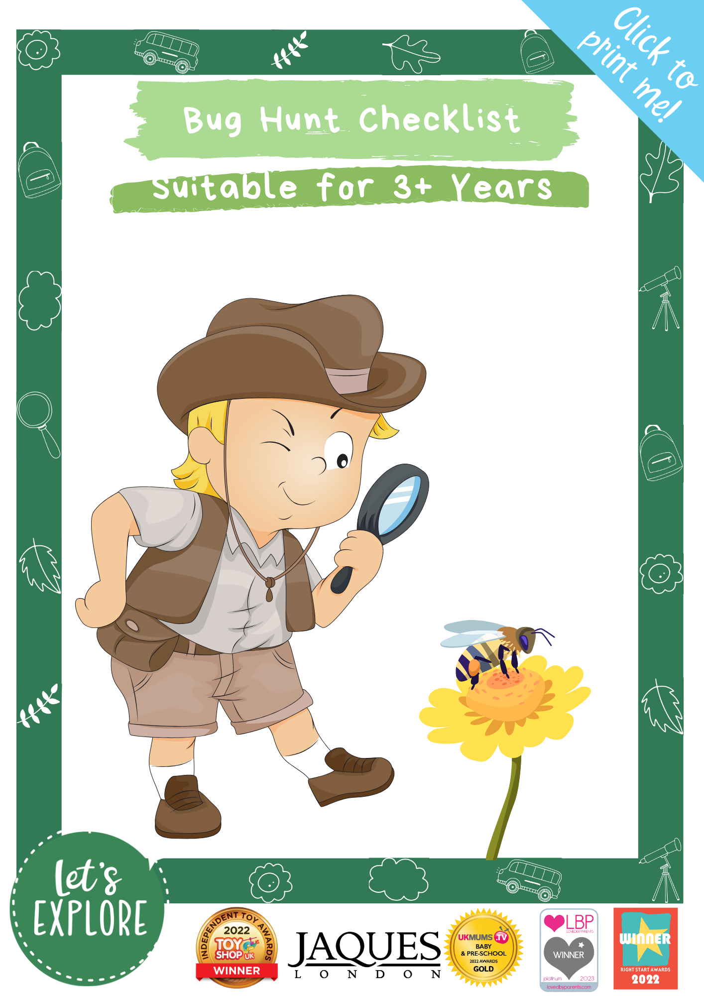 Bug Hunt Checklist – Jaques of London