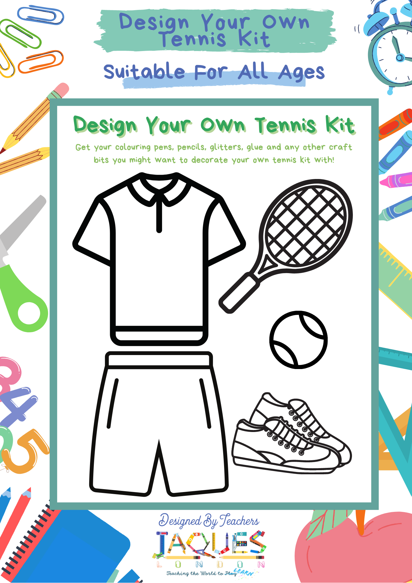 Design Your Own Tennis Kit – Jaques of London
