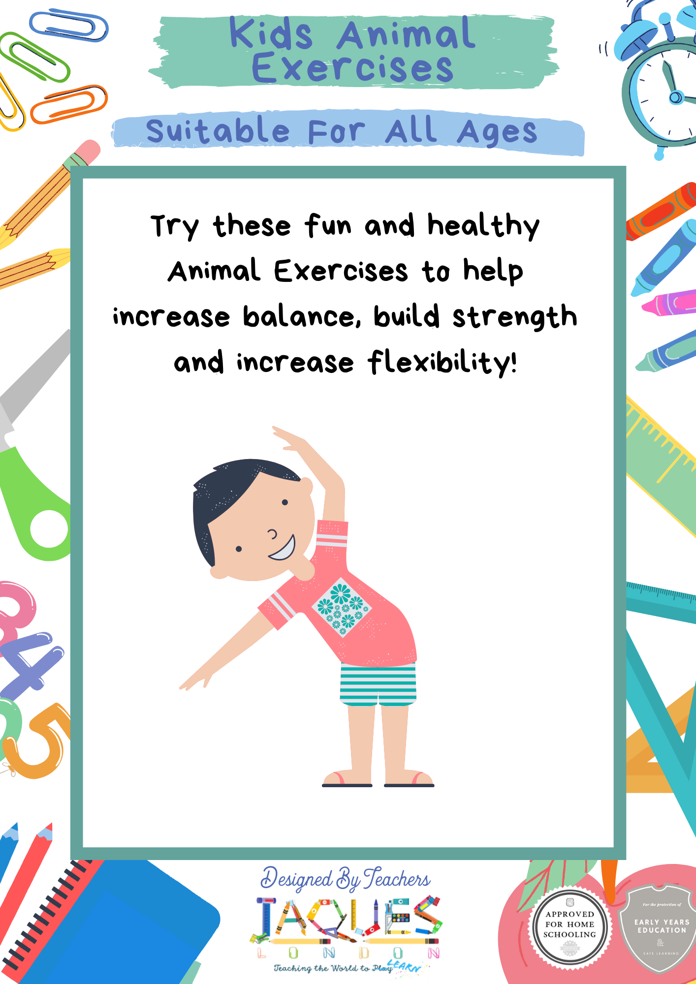 Animal Exercises for Kids – Jaques of London