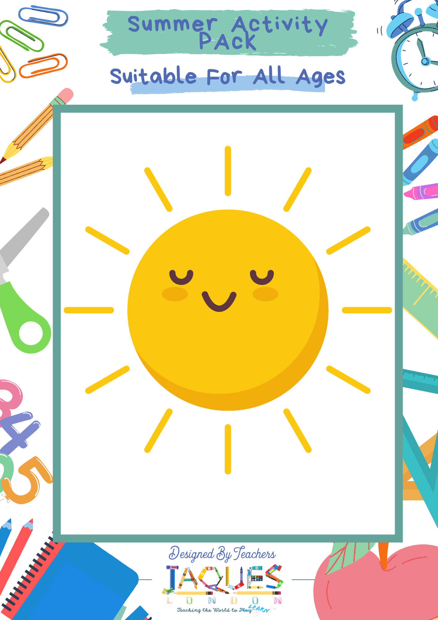 Kids Summer Activity Pack – Jaques of London