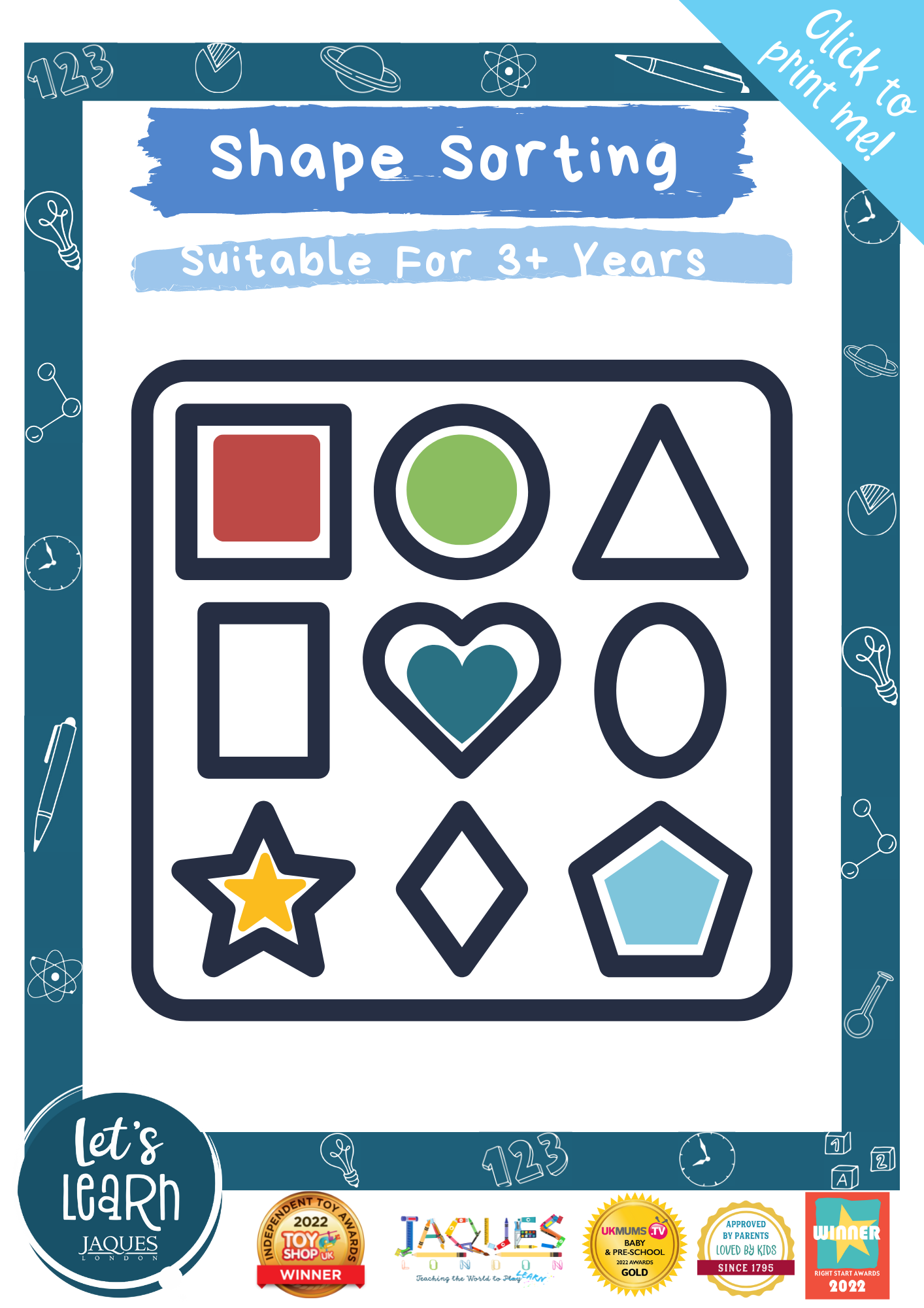 Shape Sorting – Jaques of London