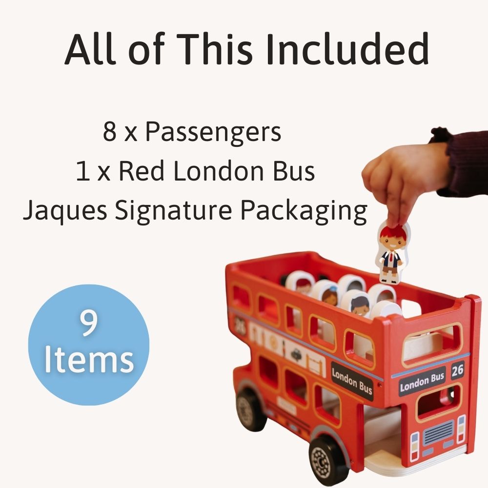 Toy London Bus | Wooden Toy – Jaques of London