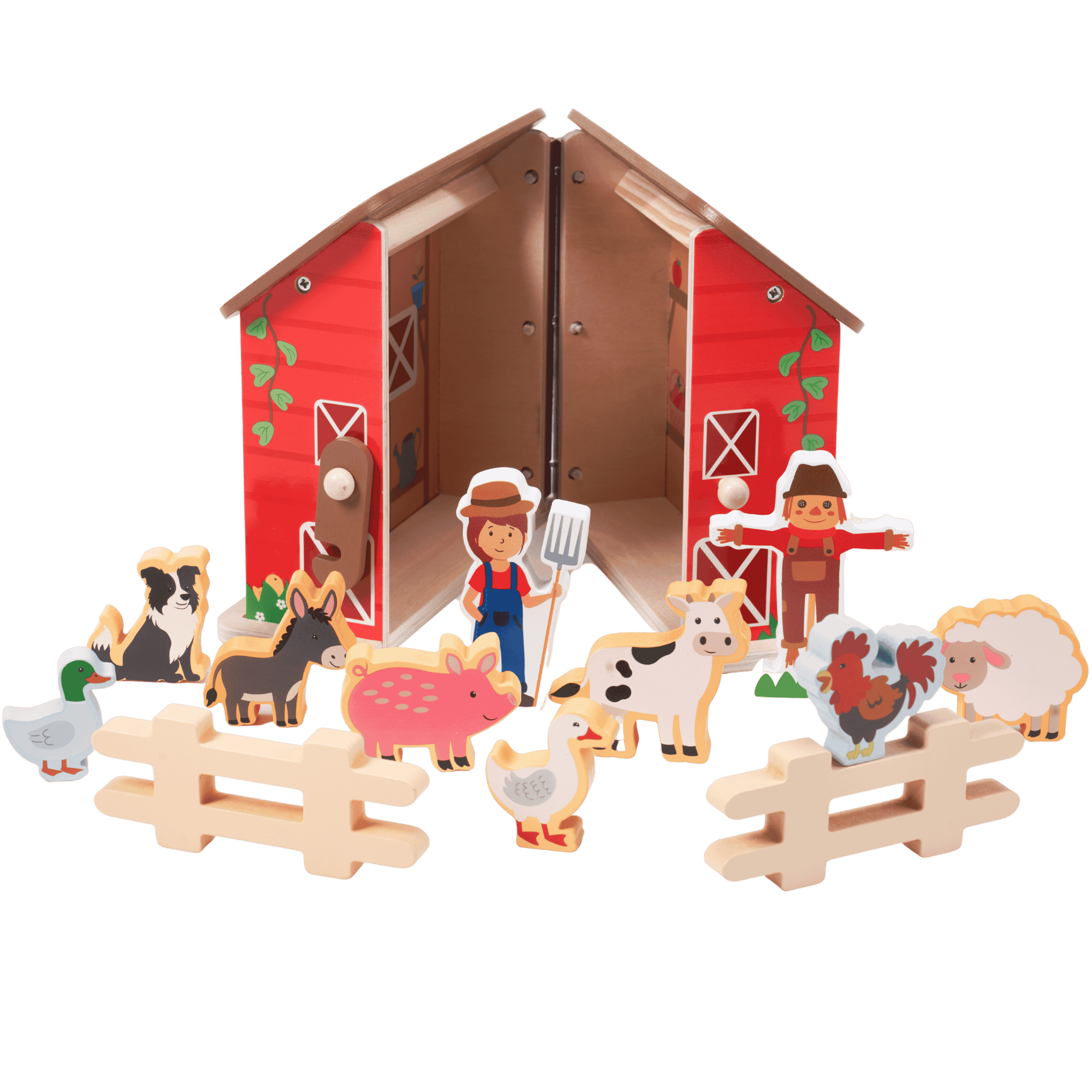 The Friendly Farm | Wooden Farm Toy – Jaques of London