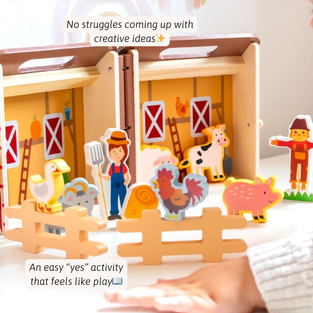 The Friendly Farm | Wooden Farm Toy – Jaques of London