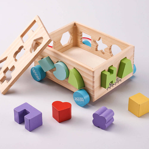 Pull Along Shape Sorter | Shape Sorting Toy – Jaques of London