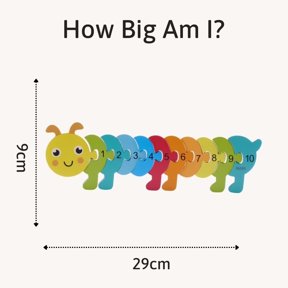 Counting Caterpillar | Number Puzzle – Jaques of London