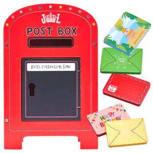 Wooden Post Box | Kids Pretend Play Toy – Jaques of London