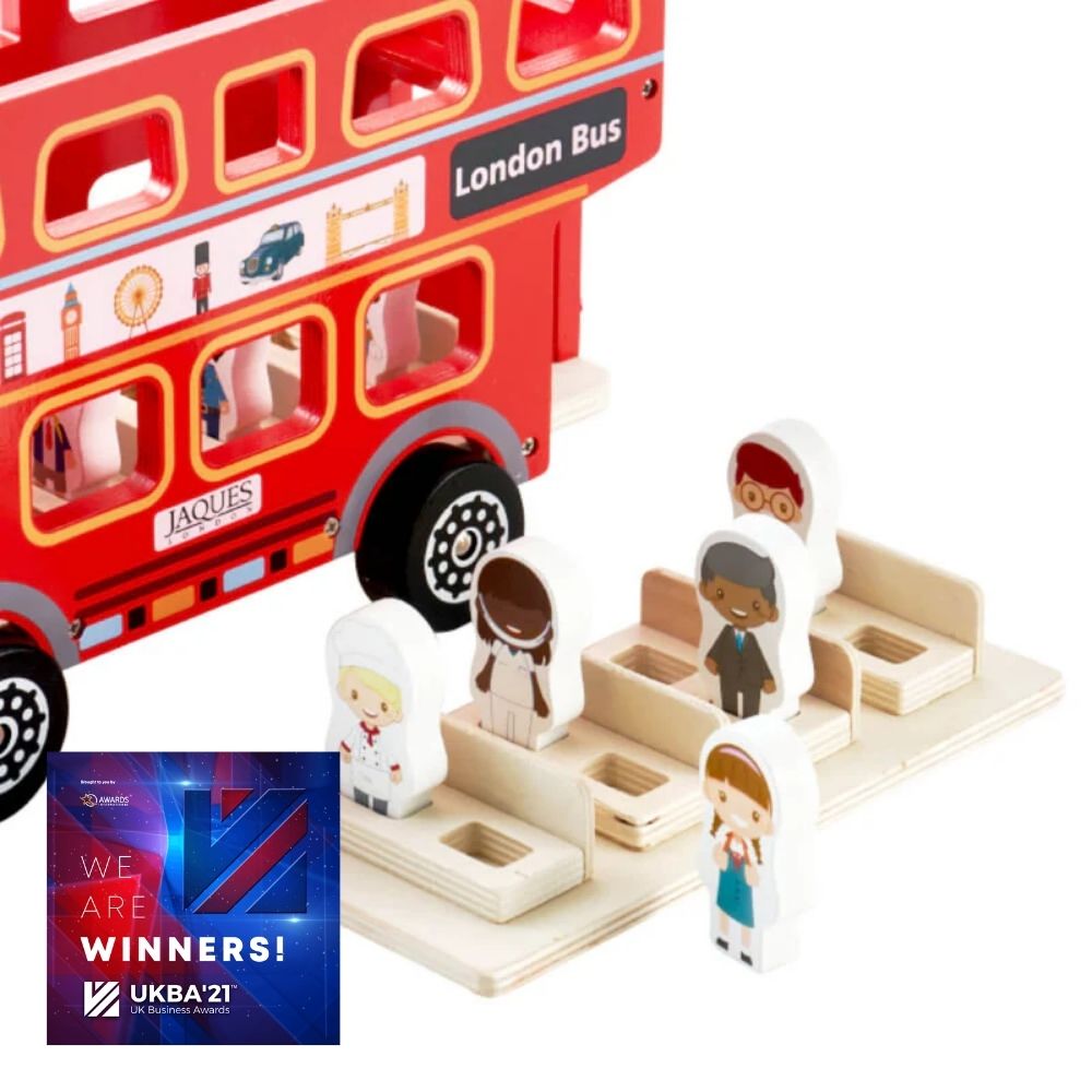 Toy London Bus | Wooden Toy – Jaques of London