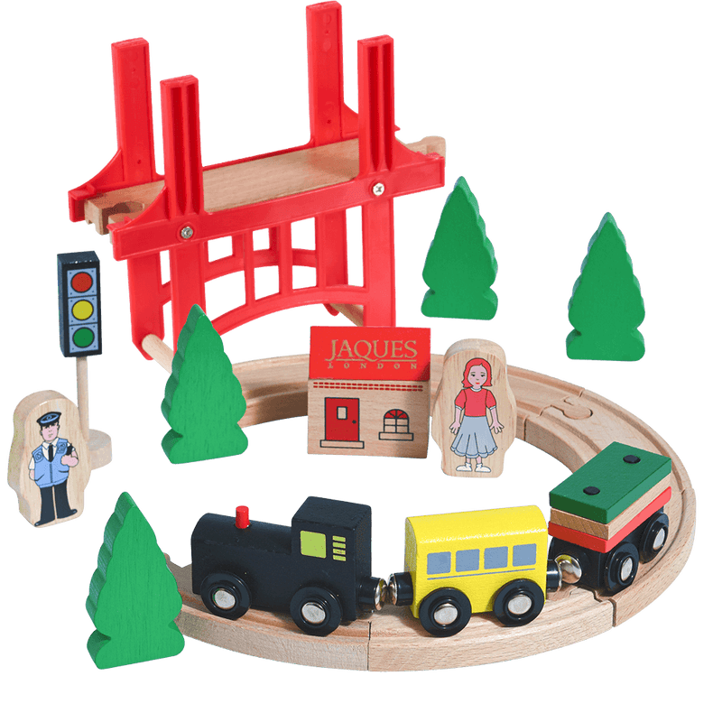Over the Bridge Wooden Train Set | Toys for 3 year olds