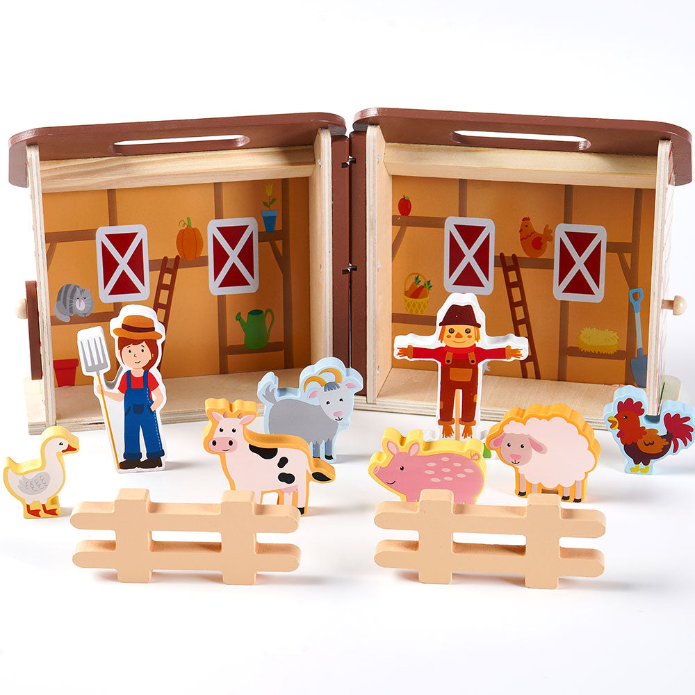 The Friendly Farm | Wooden Farm Toy – Jaques of London