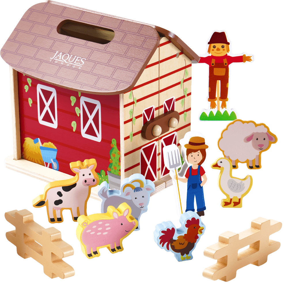 The Friendly Farm | Wooden Farm Toy – Jaques of London