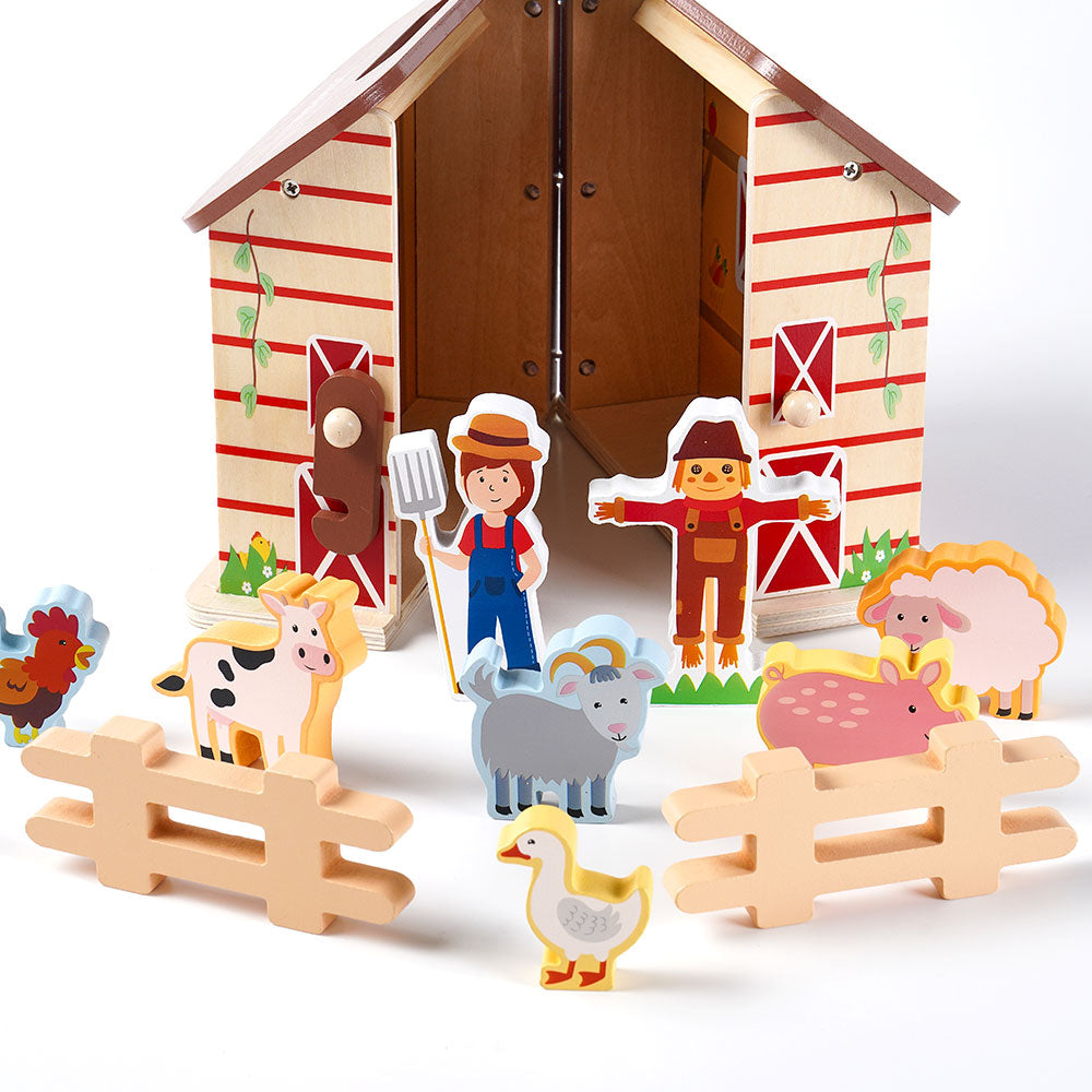 The Friendly Farm | Wooden Farm Toy – Jaques of London