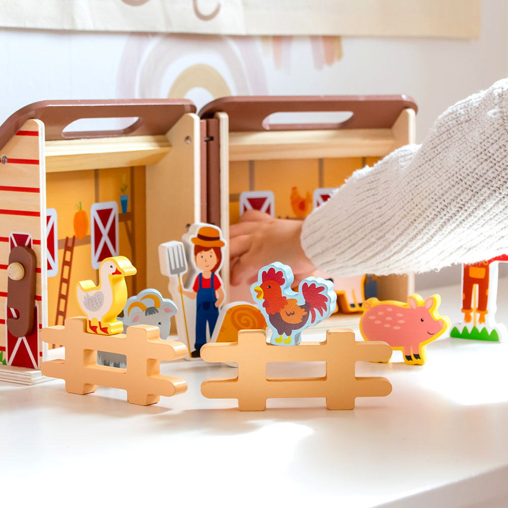 The Friendly Farm | Wooden Farm Toy – Jaques of London