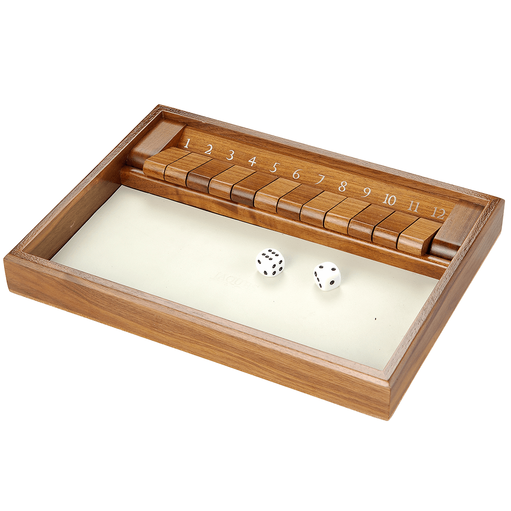 Shut the Box - Grand Black Walnut Shut The Box – Jaques of London