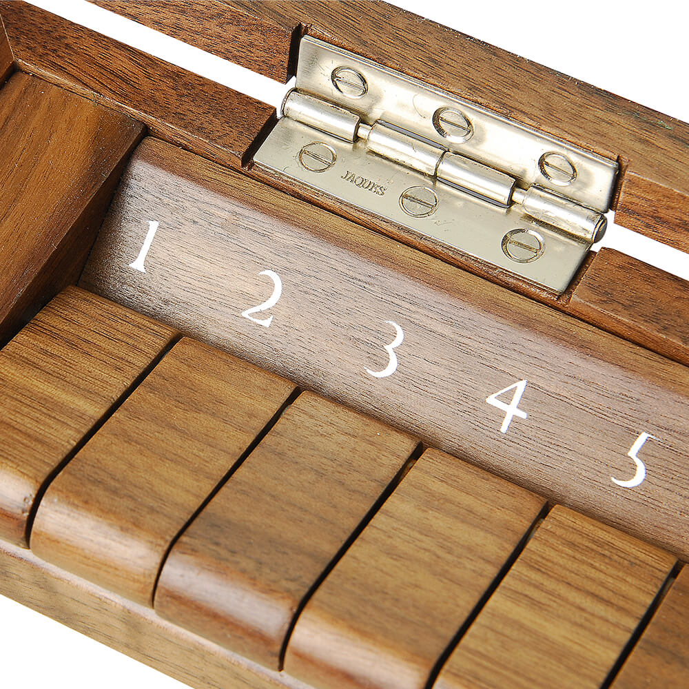 Shut the Box - Grand Black Walnut Shut The Box With Lid Compendium ...