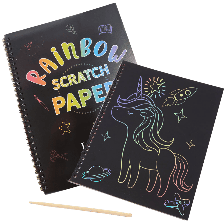 Rainbow Scratch Paper | Scratch Art Pad – Jaques of London