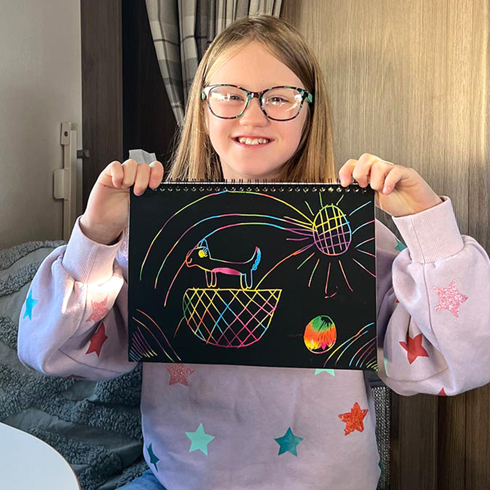 Rainbow Scratch Paper | Scratch Art Pad – Jaques of London