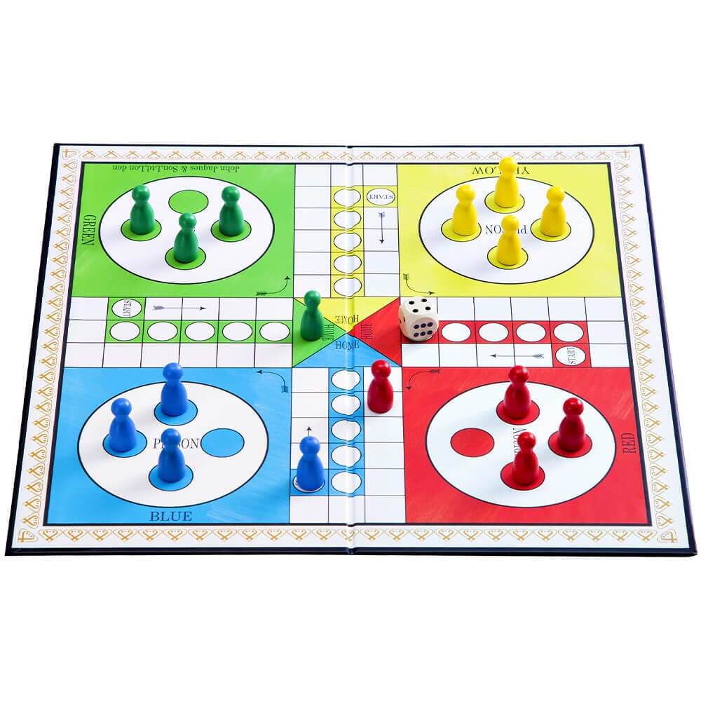 Ludo Board Game | 12" Folding Ludo Board – Jaques of London