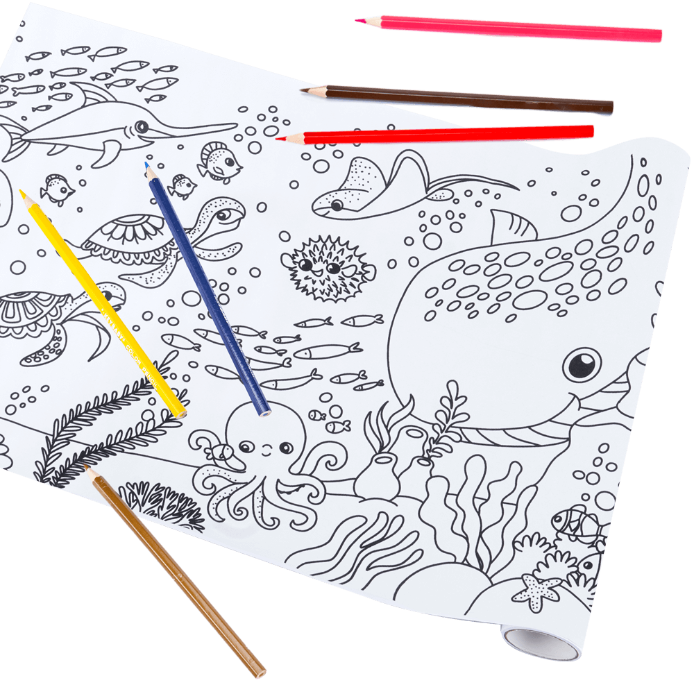 Ocean Colouring | Paper Roll – Jaques of London