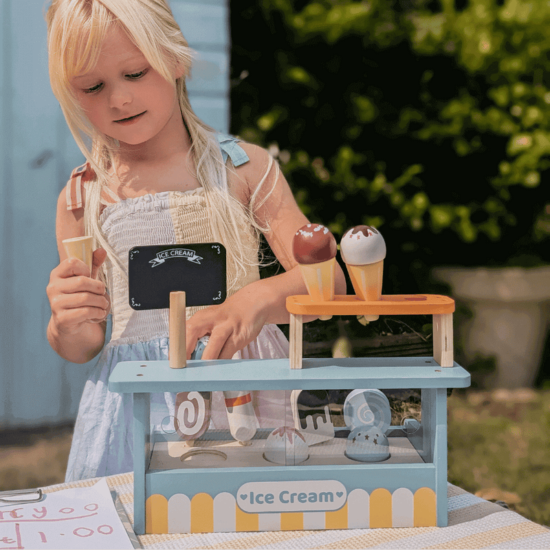 Wooden Ice Cream Counter | Wooden Play Food