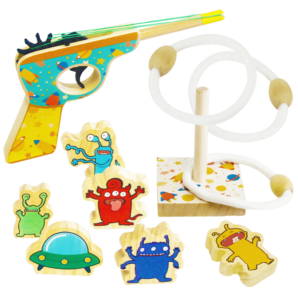 Rubber Band Toy | Alien Blaster Fun Target Game – Jaques of London