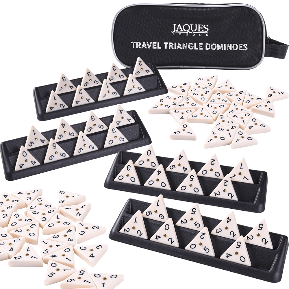 Triangle Dominoes | Full Triangle Dominoes Set – Jaques of London