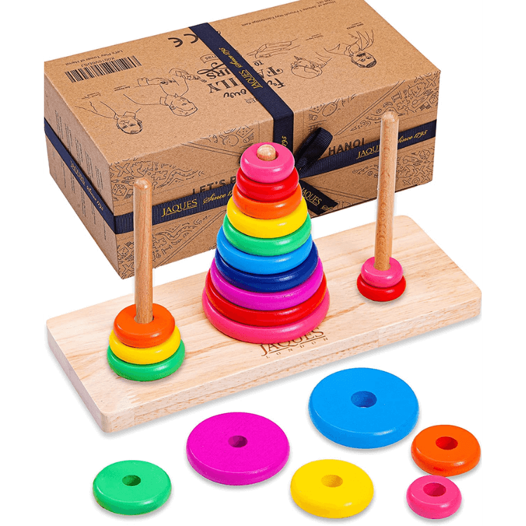 Wooden Stacking Toy | Shape Sorting Toy
