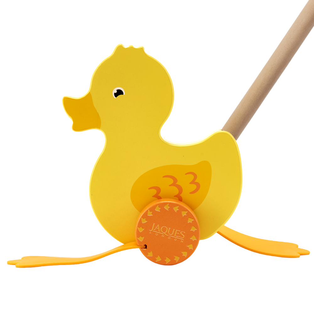 Waddles the Duck | Toddler Push Along Toy – Jaques of London