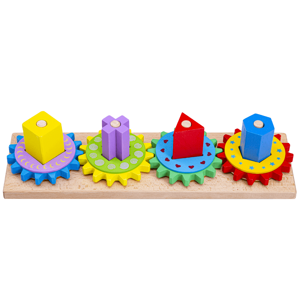 Wooden Cogs Toy | 3D Puzzles for Kids – Jaques of London
