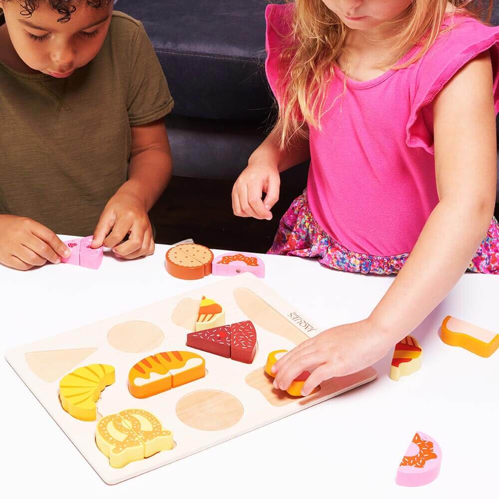 Toy Baking Set |Wooden Play Food – Jaques of London