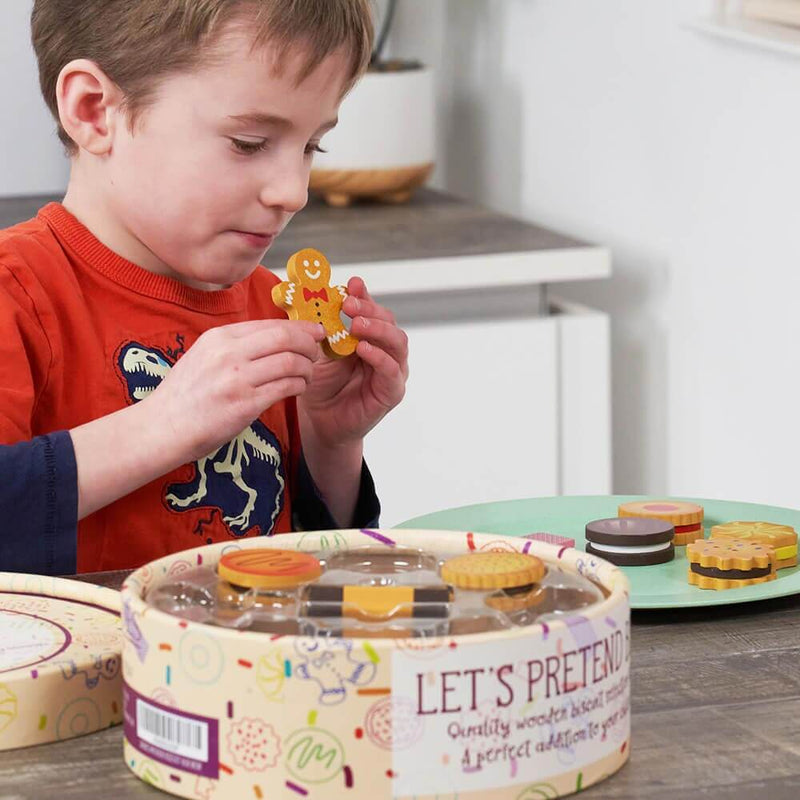 Wooden Biscuits Toy | Play Food