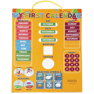My First Calendar | Magnetic Calendar for Kids – Jaques of London
