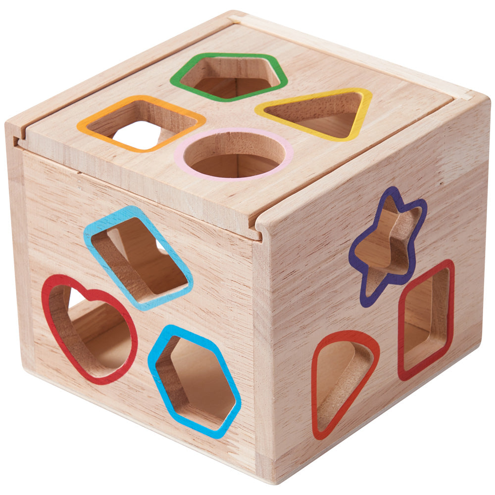 Shape Sorter | Wooden Shape Sorting Baby Toys | Jaques of London