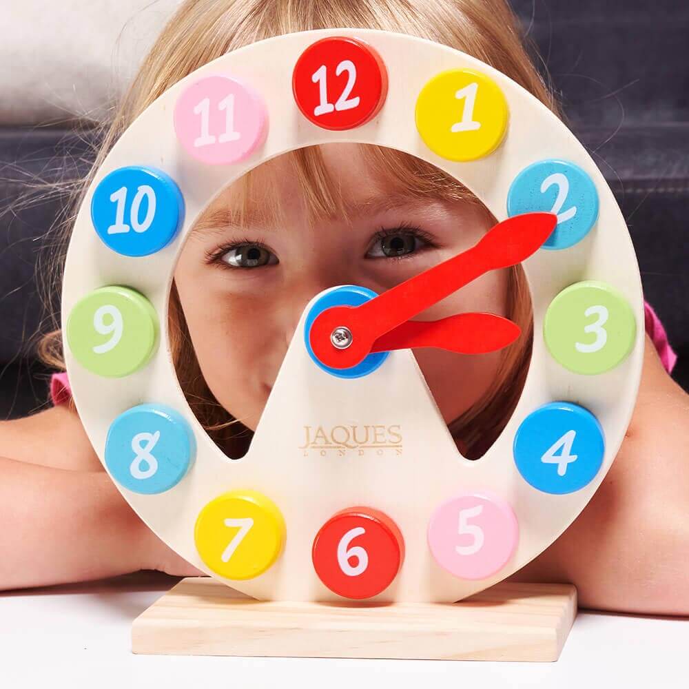 Wooden Teaching Clock | Learning Clock for Kids
