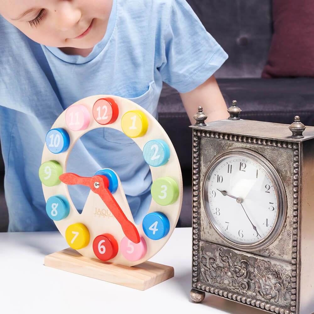 Wooden Teaching Clock | Learning Clock for Kids